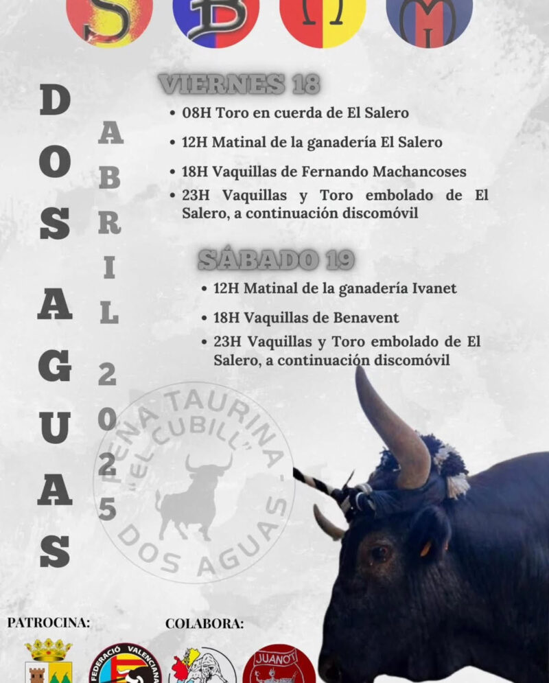 TOROS-DOS-AGUAS-18-Y-19-ABRIL-2025 - Toros hoy