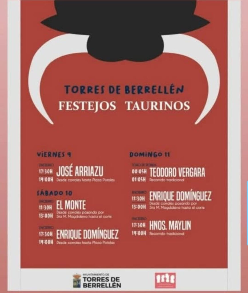 TOROS-FESTEJOS-TAURINOS-9,10-Y-11-DE-MAYO-2025 - Toros hoy