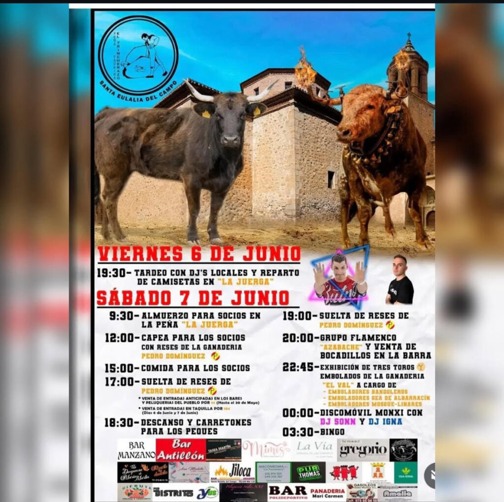 TOROS-SANTA-EULALIA-DEL-CAMPO-6-Y-7-DE-JUNIO-2025 - Toros hoy